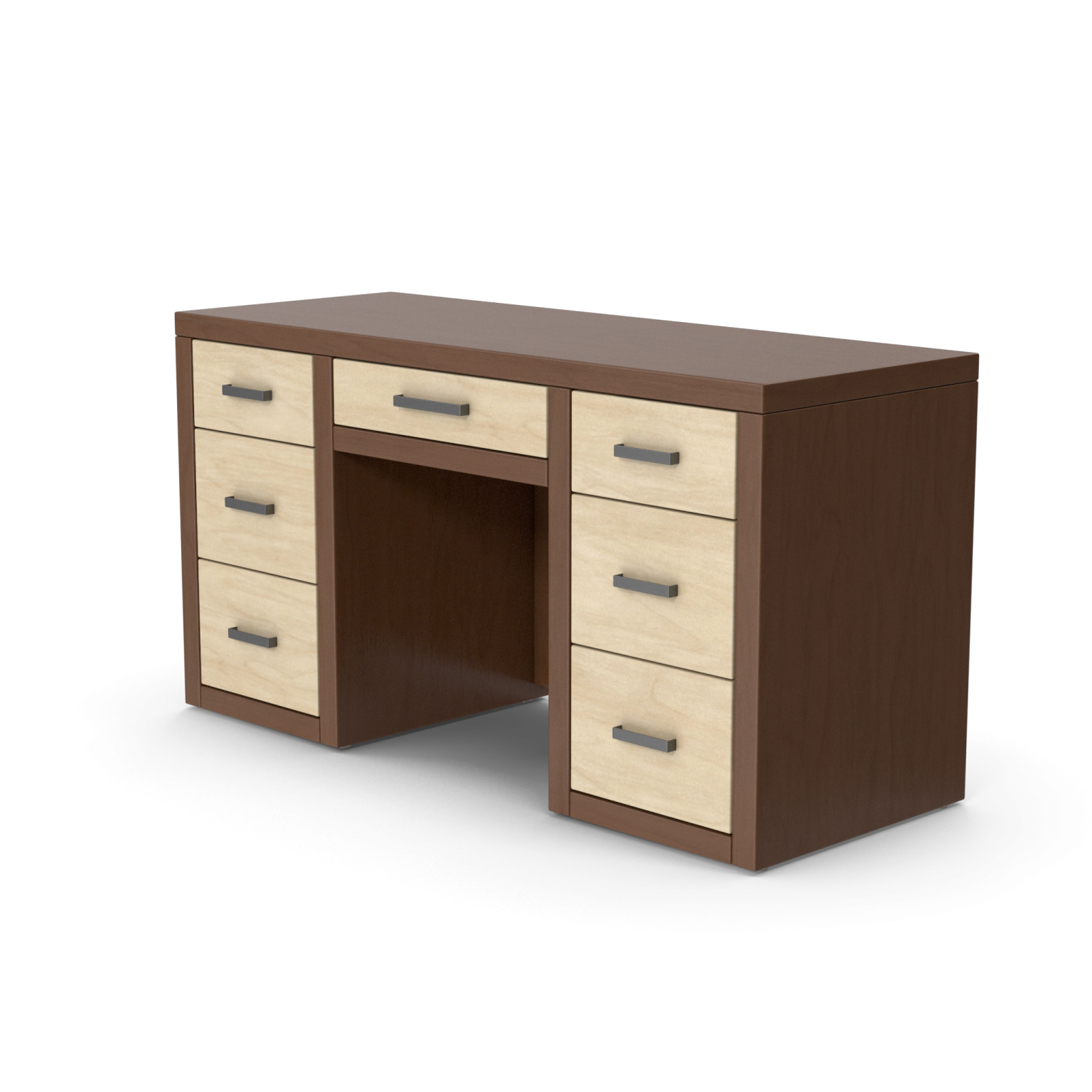 Custom Meja Kantor Bahan Kayu - Meja Kantor