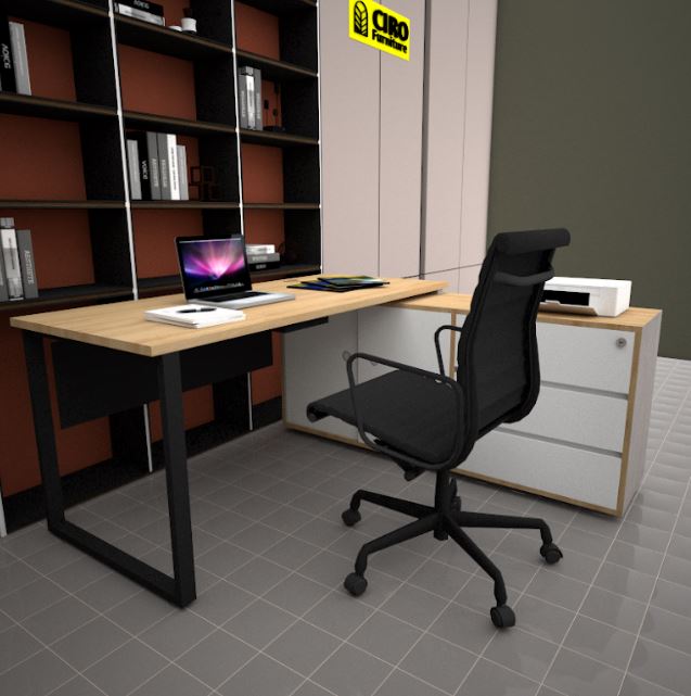 Meja Custom Direktur Jakarta - Meja Kantor
